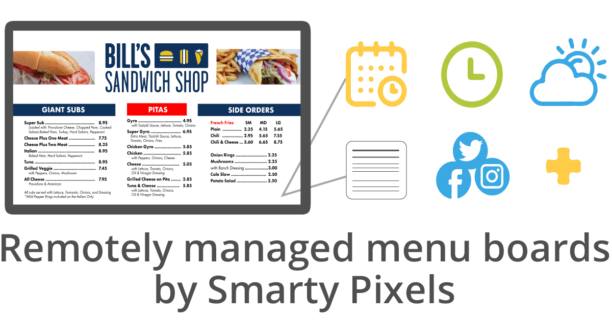 Smarty Pixels | Digital Signage | Digital Menu Boards